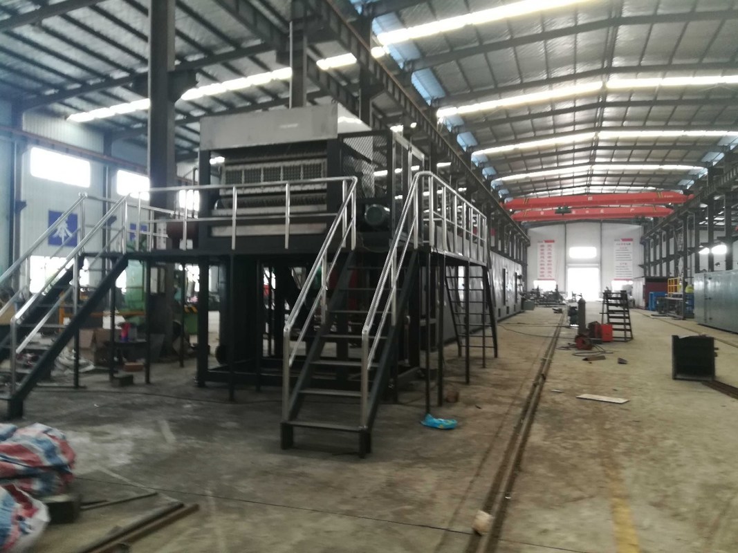 Fully Automated Egg Carton Making Equipment Machine High Efficiency ...