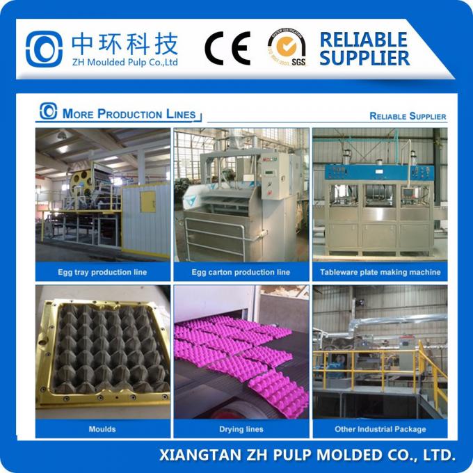 Customized Paper Pulp Forming Machine , Biodegradable Flower Pot Making ...